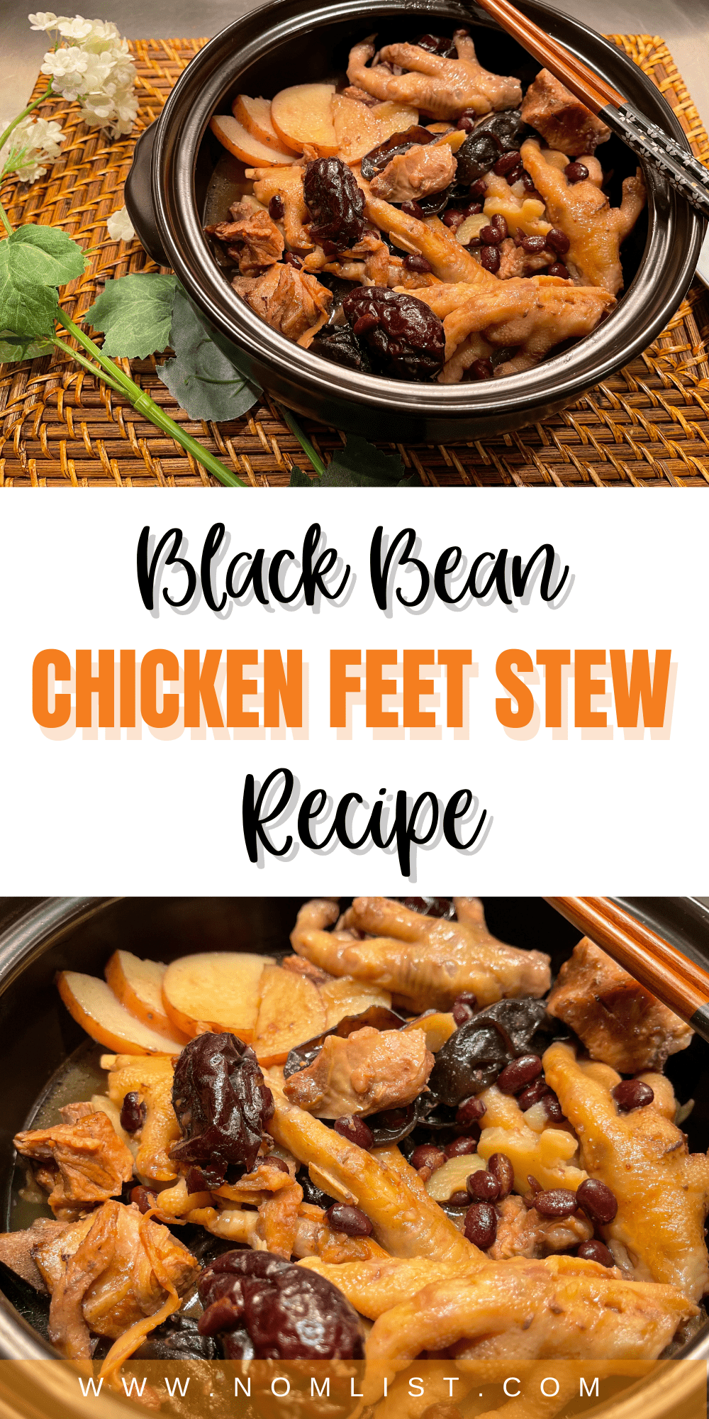 Black Bean Chicken Feet Stew Recipe - NomList